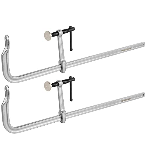 MAXPOWER F Clamp 24 inch, Heavy Duty Clamps for Welding, Max Jaw 24-in