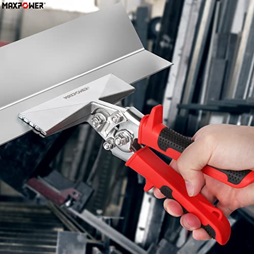 MAXPOWER Sheet Metal Hand Seamer, 6 Inch Straight Jaw Sheet Metal Bend